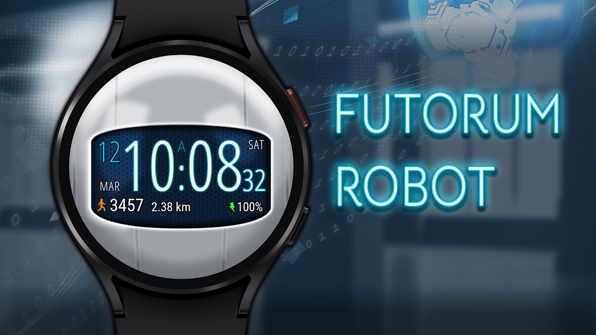 Futorum Robot watch face Latest Version 1.2 for Android