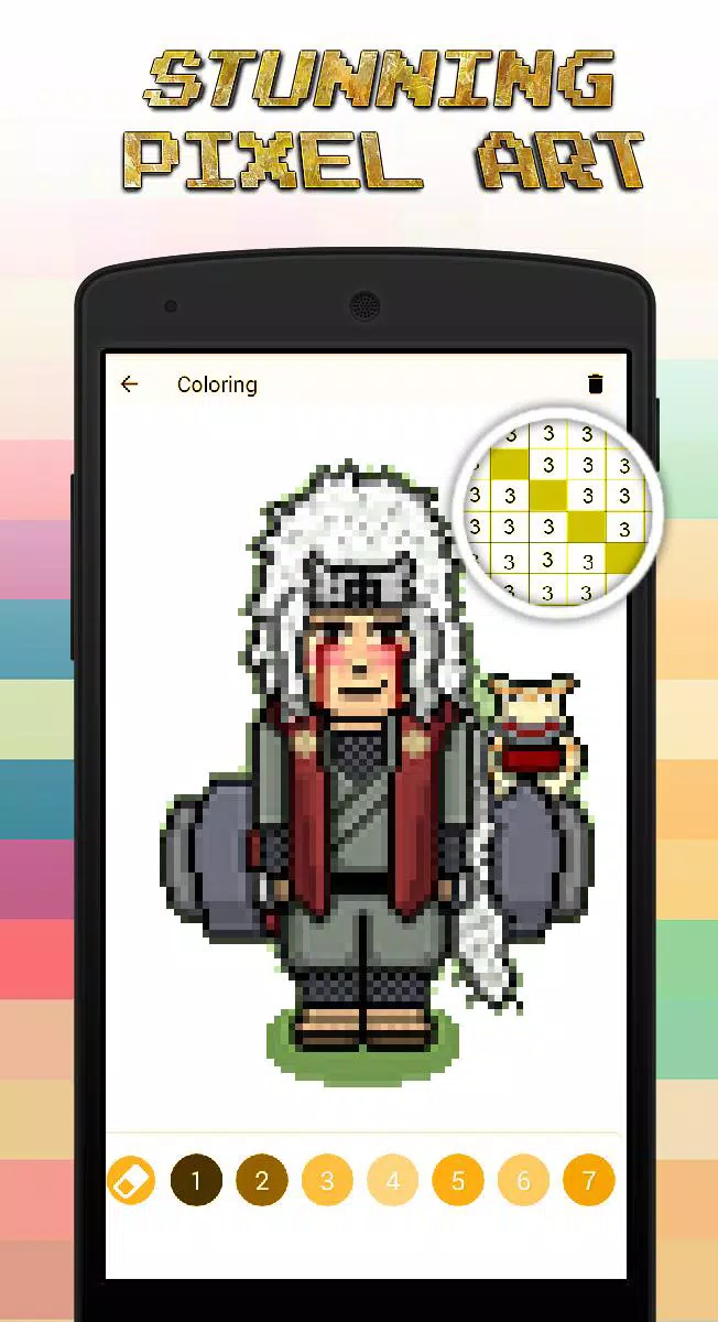 Pixel Art Minecraft Naruto
