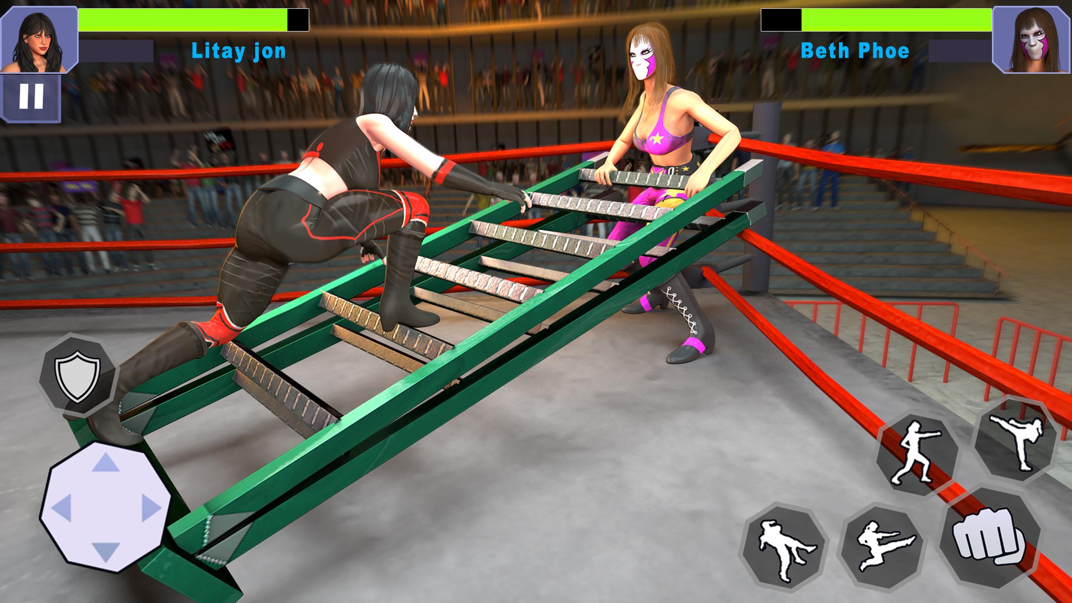 Скачать Bad Girls Wrestling Game Apk для Android