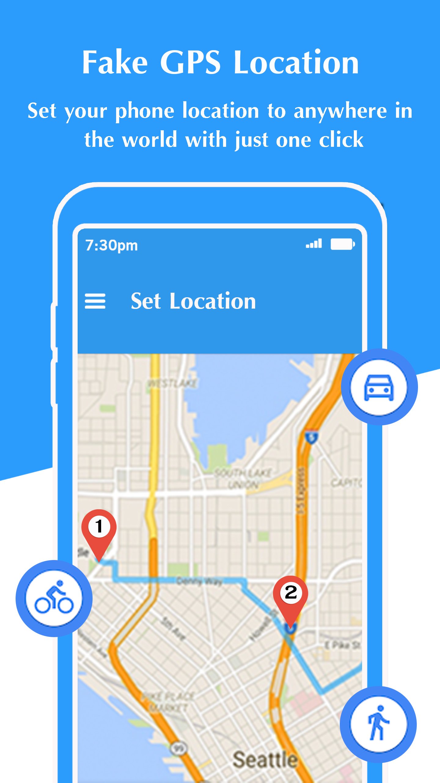 Fack GPS Location : Routes, Mock Gps - 2021 APK 1.0 pour Android ...
