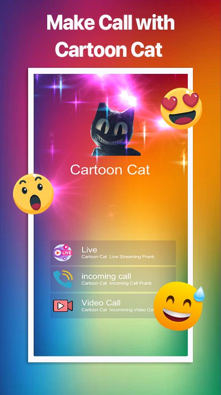 Call Chat Cartoon Cat Horror APK للاندرويد تنزيل
