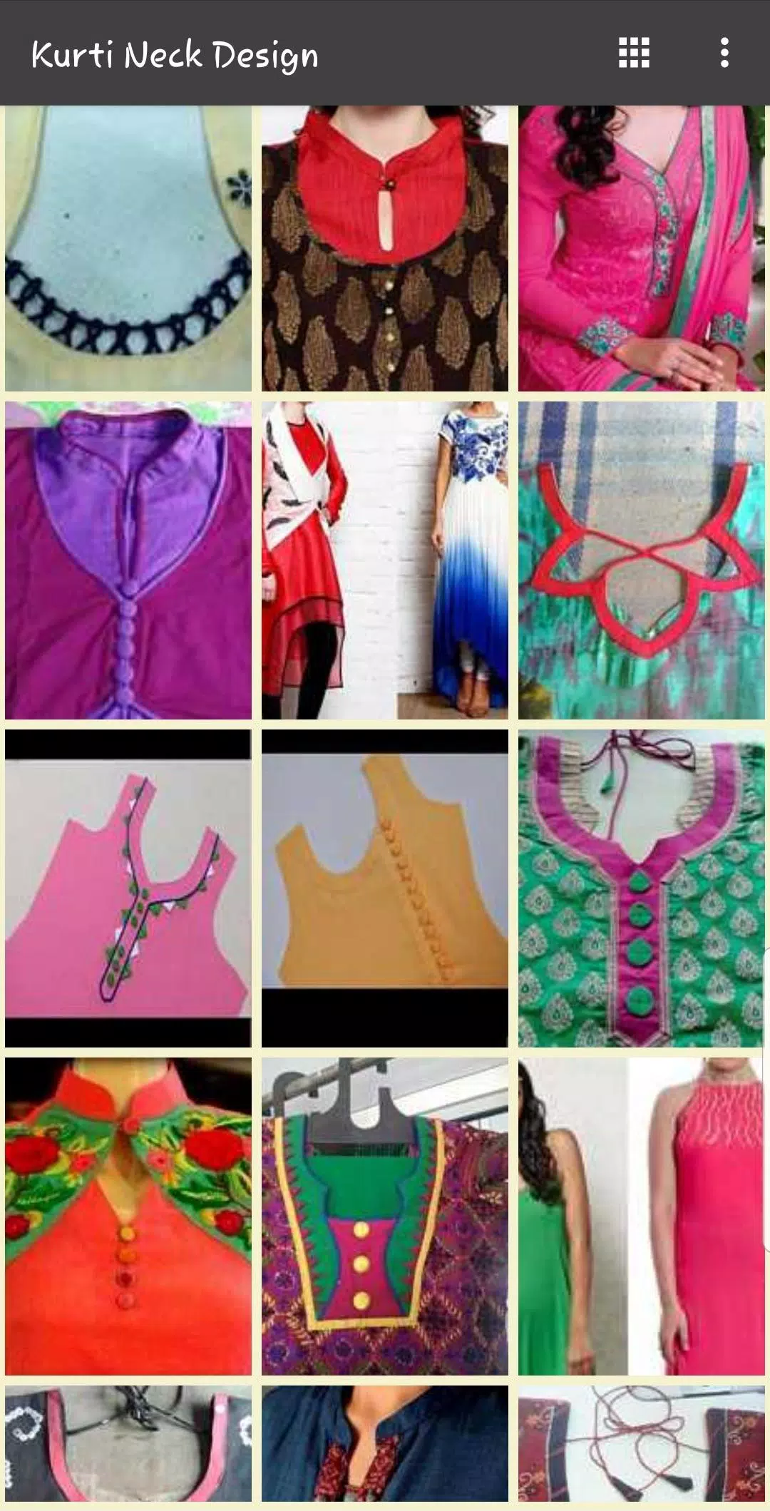 Designer Kurti Neck Designs