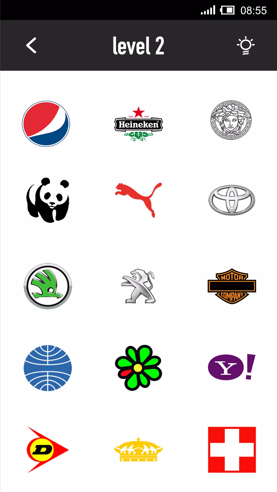 Logo Game Answers Pack 2 Facebook