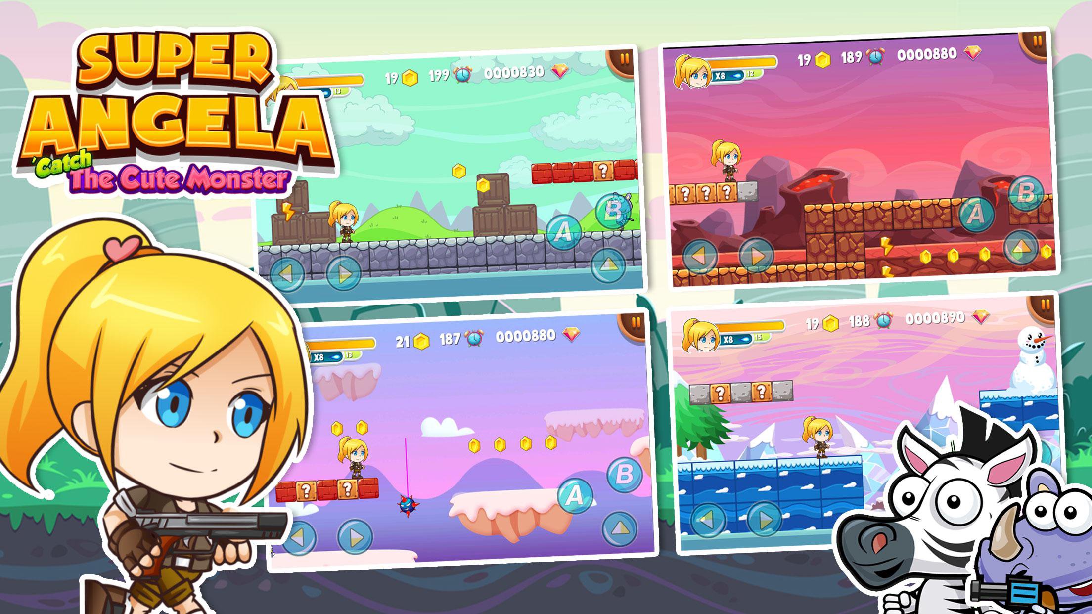 Super Angela Adventure : Catch The Cute Monster APK for Android Download