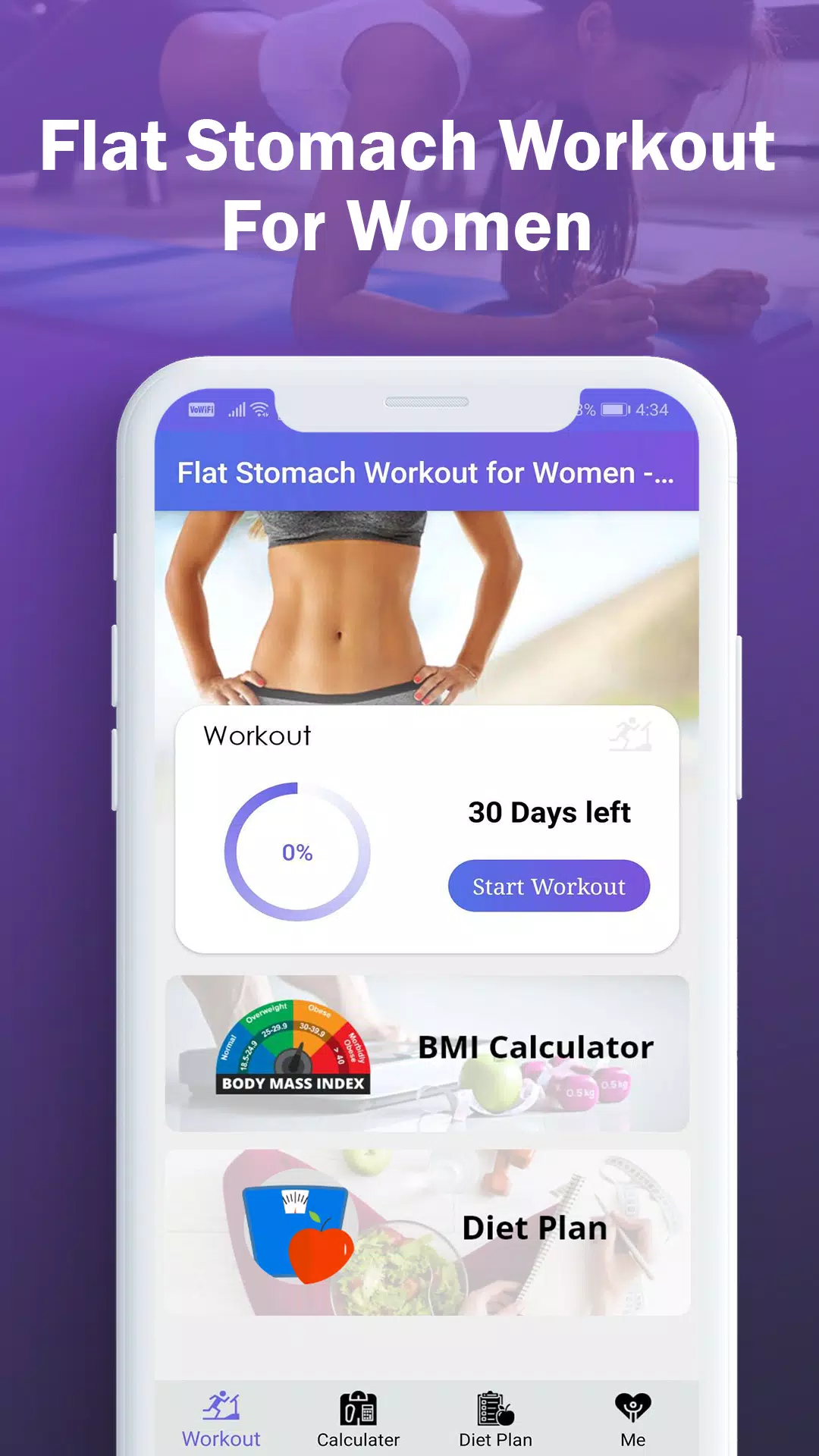 Flat Stomach Workout Plan For Women