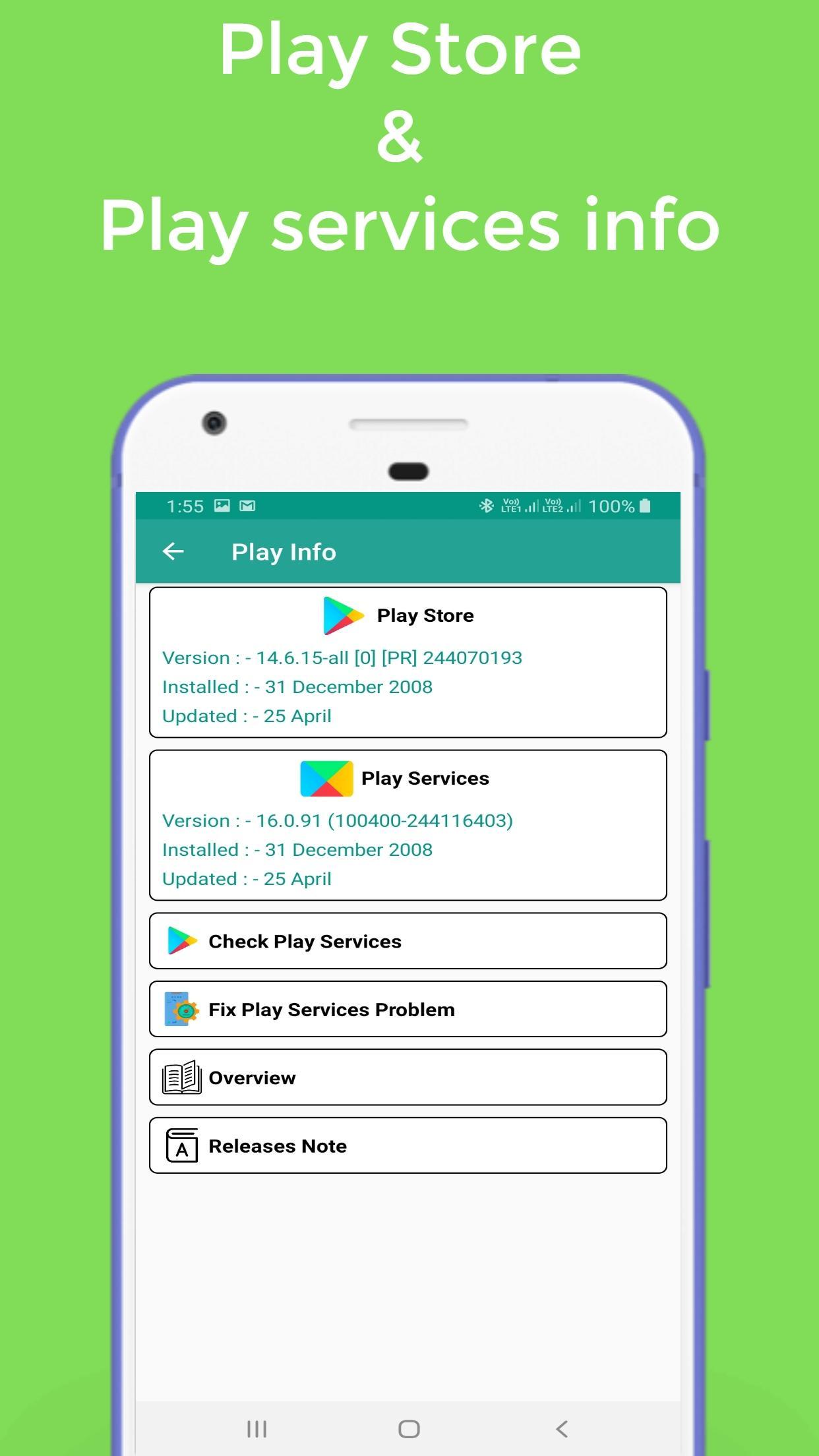 Play Services (update & info) - Check Update APK for Android Download Play Services (update & info) - Check Update APK for Android Download