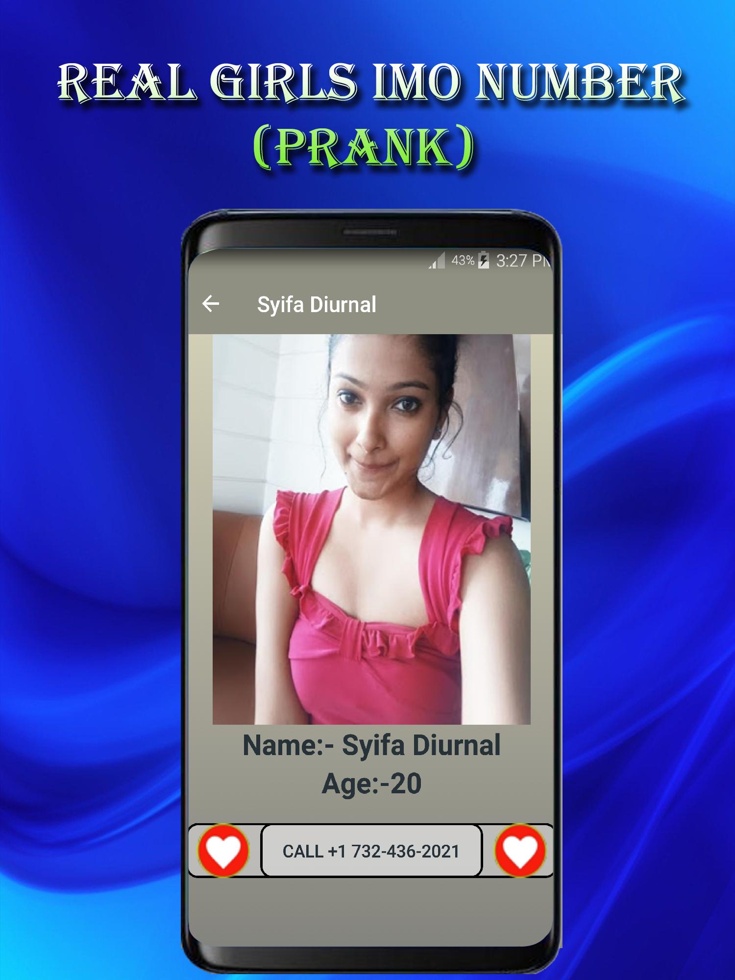 Real Girls Imo Number Prank Apk For Android Download