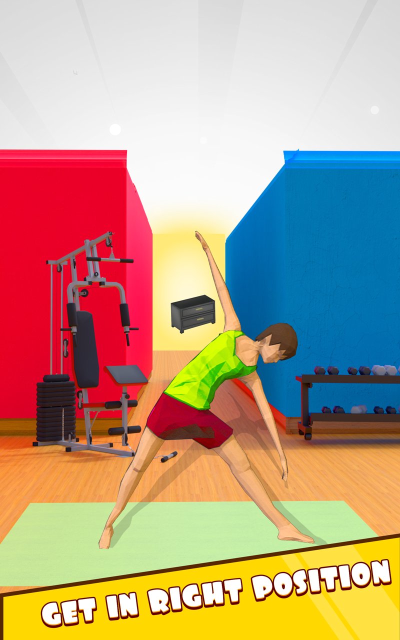 Yoga Pose Flex Run 3D Games APK untuk Unduhan Android