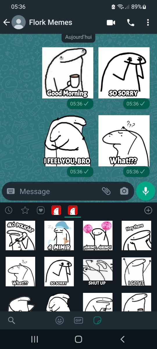 APK Flork Stickers For WhatsApp untuk Muat Turun Android