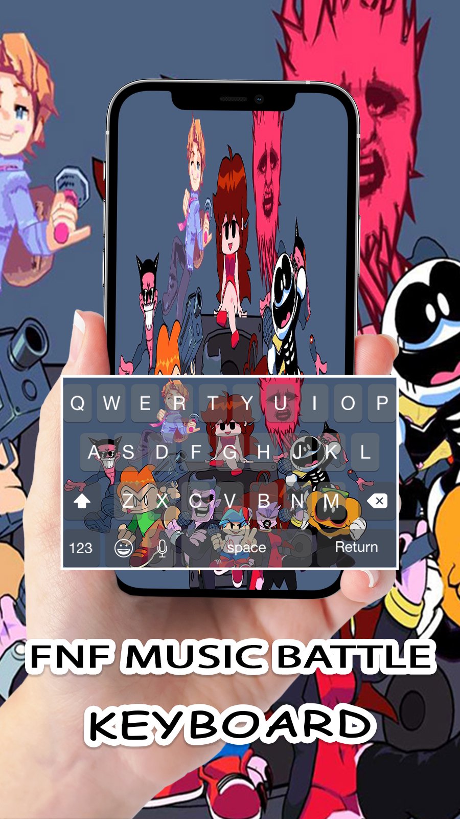 Android向けのFNF MUSIC BATTLE KEYBOARD THEME APKをダウンロードしましょう