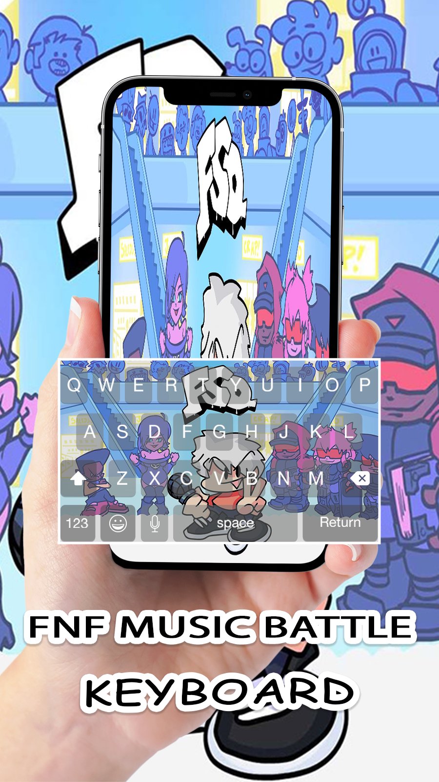 Android向けのFNF MUSIC BATTLE KEYBOARD THEME APKをダウンロードしましょう