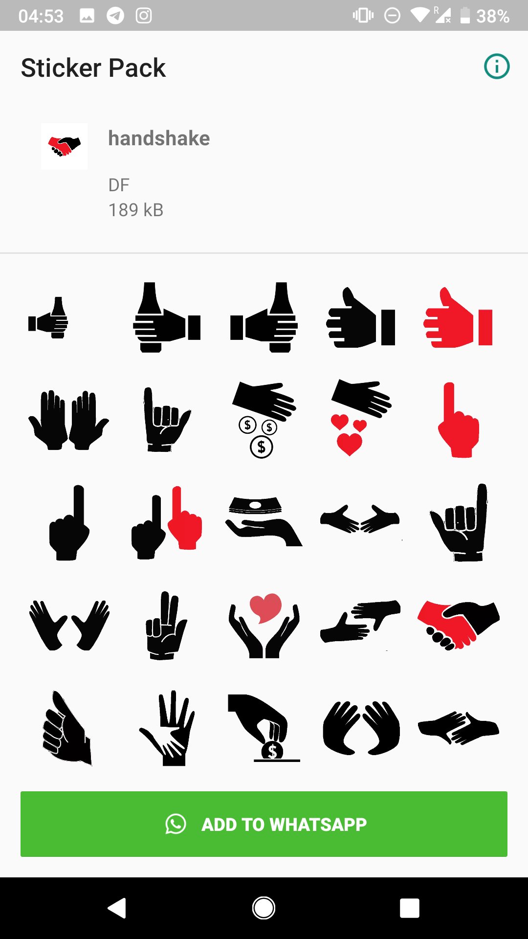 Hands stickers stickers for WhatsApp WAStickerApps Latest Version 1.0 ...