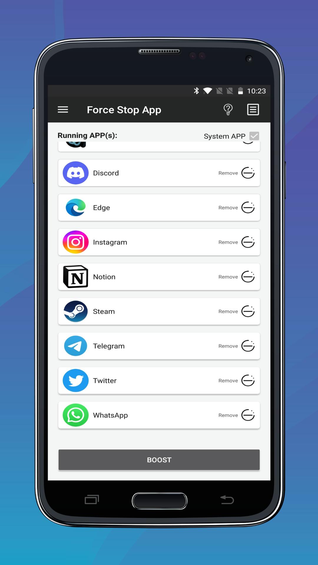Скачать Force Stop App(NO ROOT) APK для Android Скачать Force Stop App(NO ROOT) APK для Android