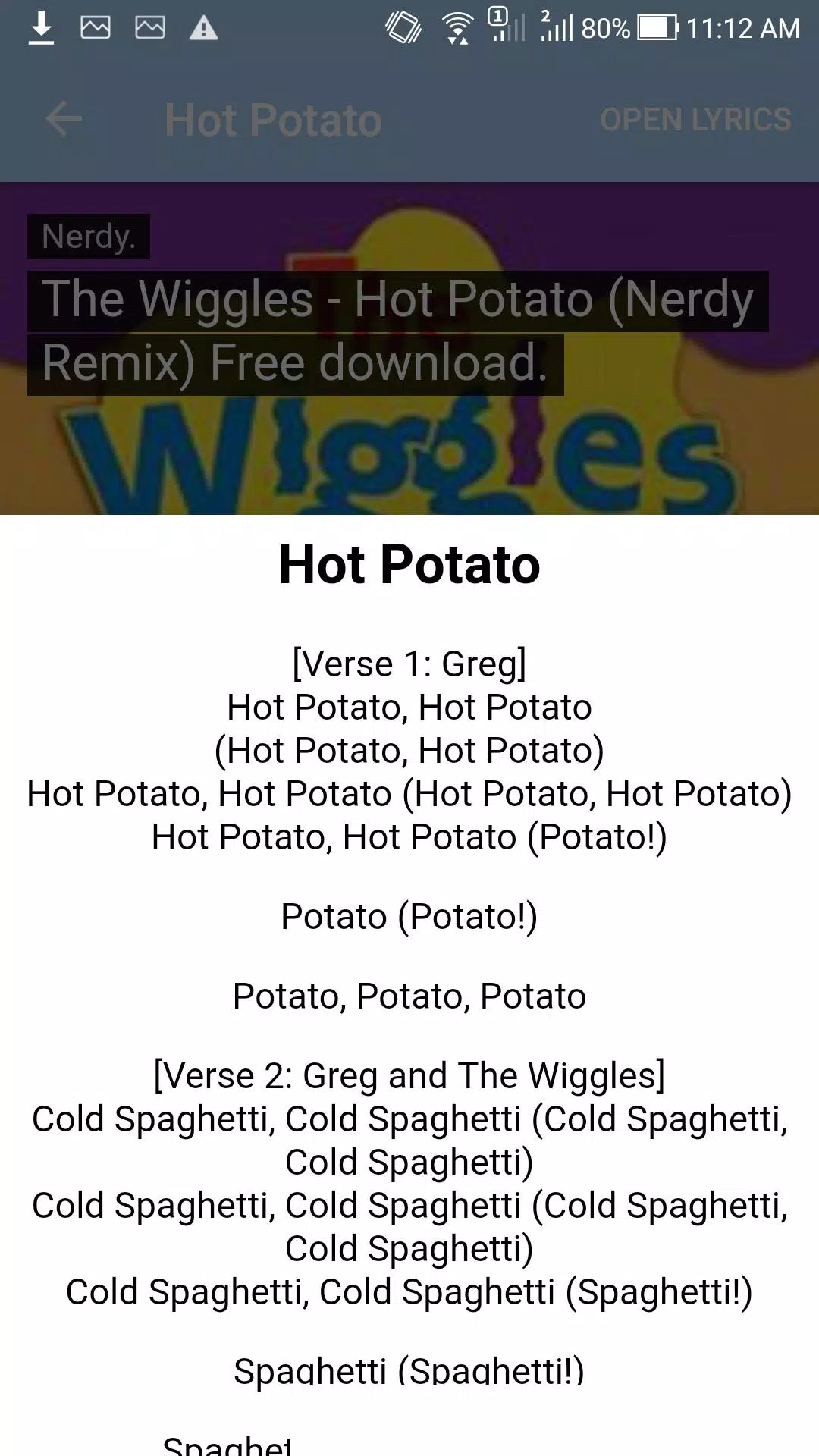Wiggle Lyrics