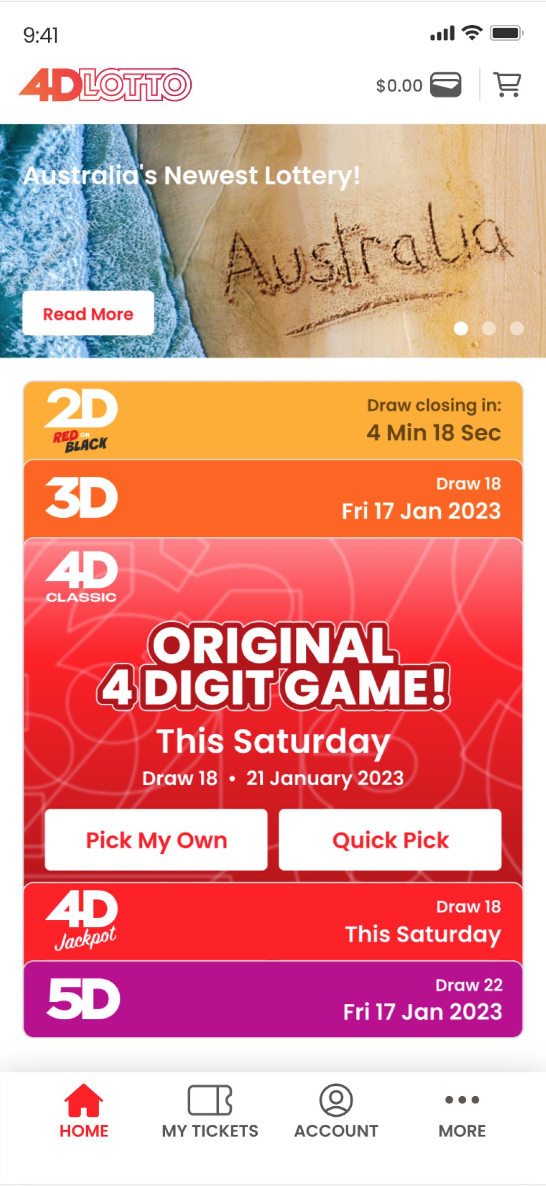 Descarga de APK de 4D Lotto para Android