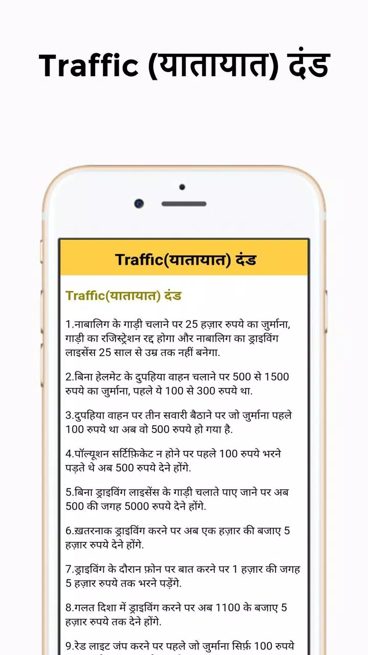 Indian Traffic Rules