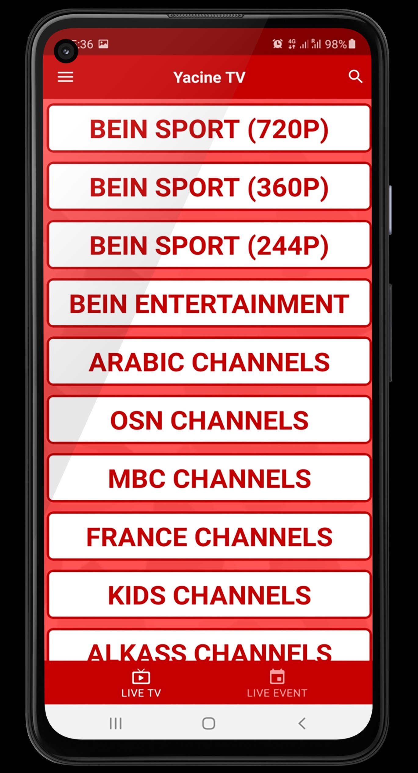 Yacin TV Watch Guide Stream APK for Android Download