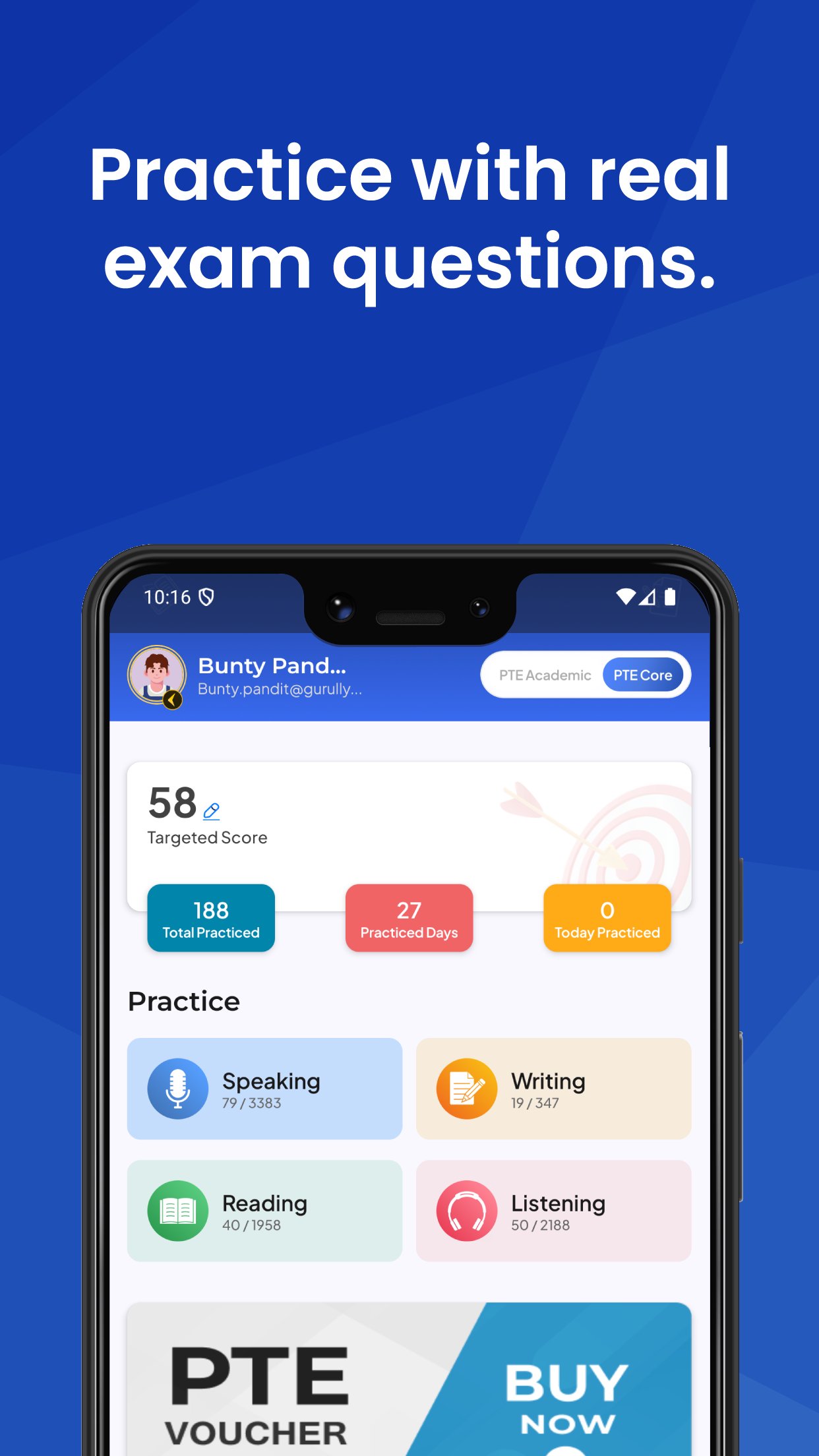PTE Exam Practice - Gurully APK Download for Android - Latest Version