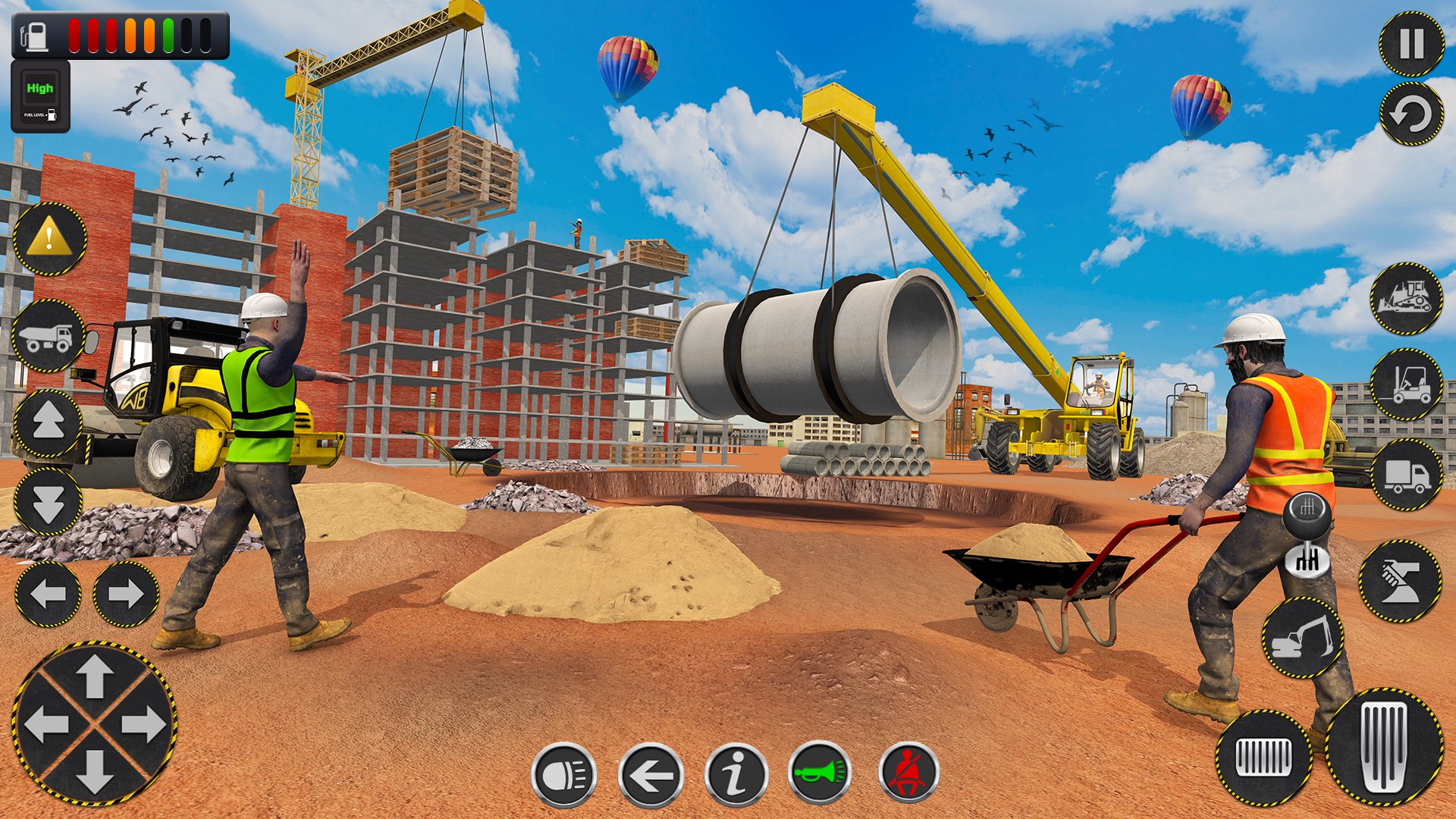 Real Construction Game Offline APK للاندرويد تنزيل
