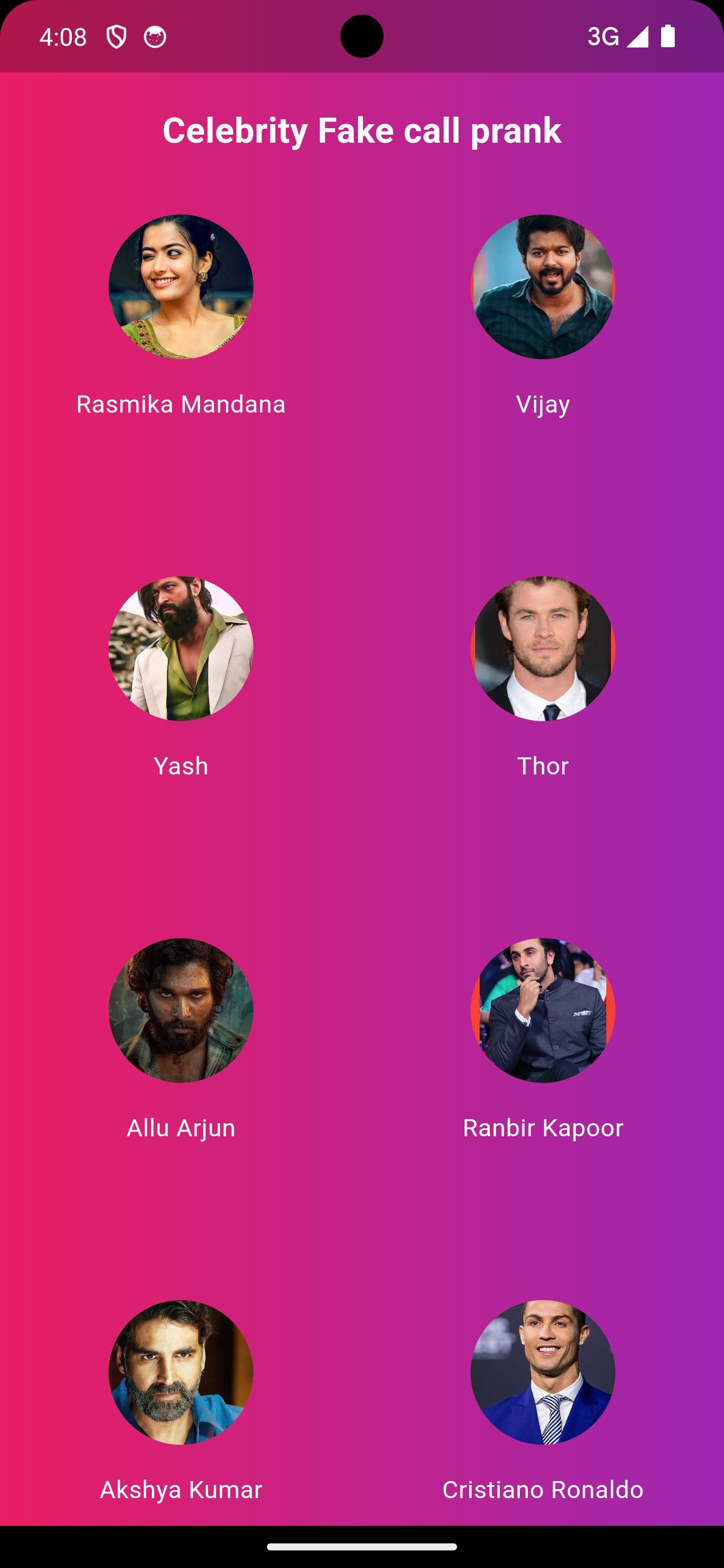 Tải xuống APK Celebrity Prank Call cho Android