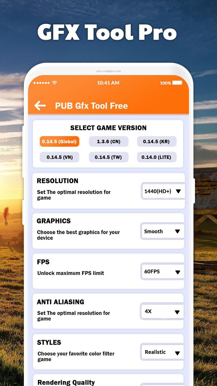 Скачать GFX Tool Pro For PUBG APK для Android
