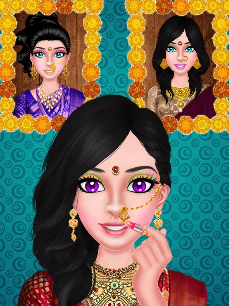 North Indian Wedding Bride Dress Up And Makeover Cho Android Tải Về Apk