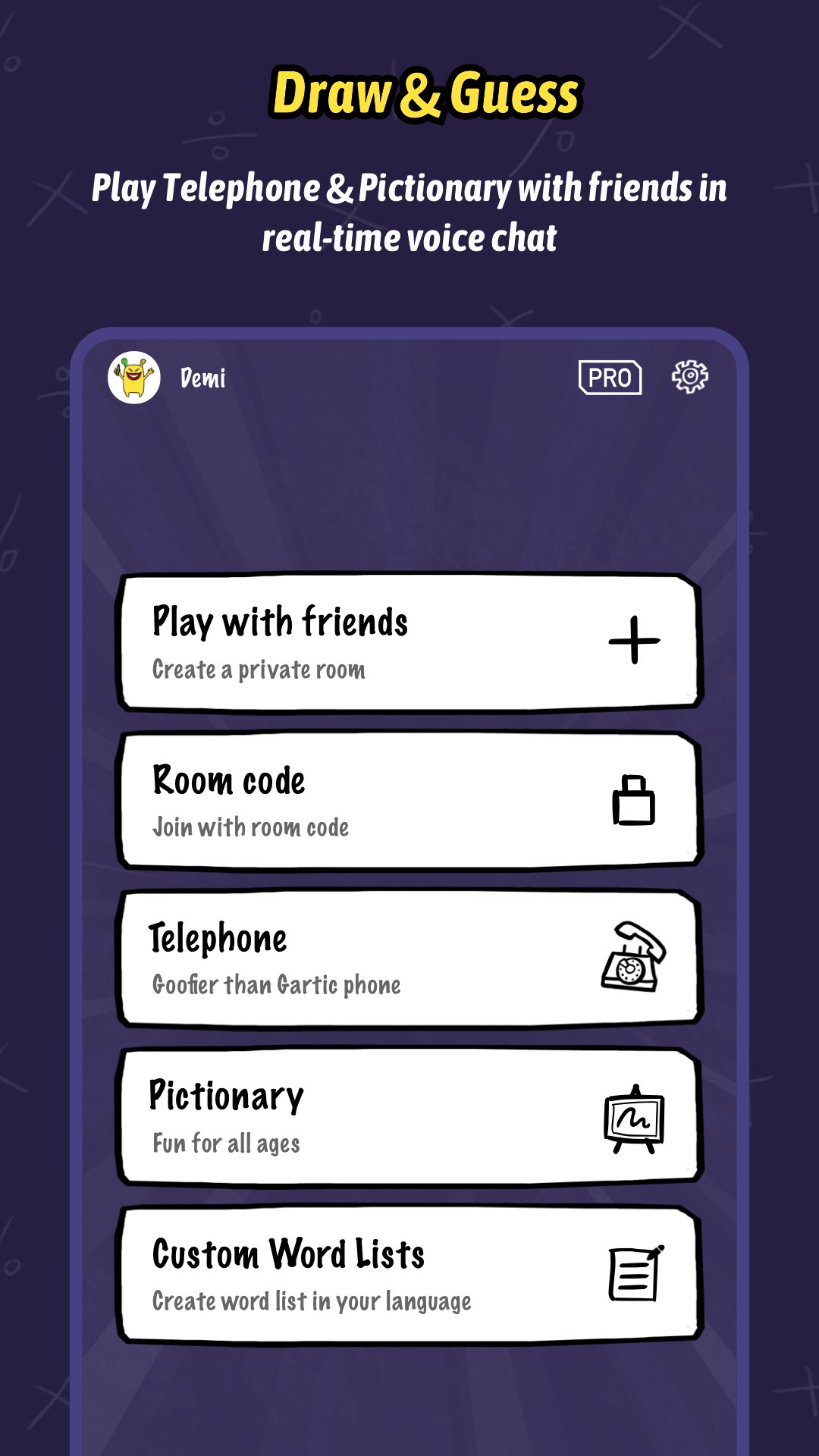 Gartic Phone: Draw & Guess APK للاندرويد تنزيل