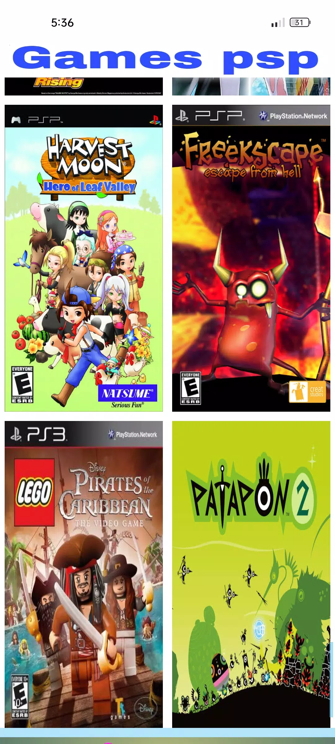 Psp Games 2022 For Kids