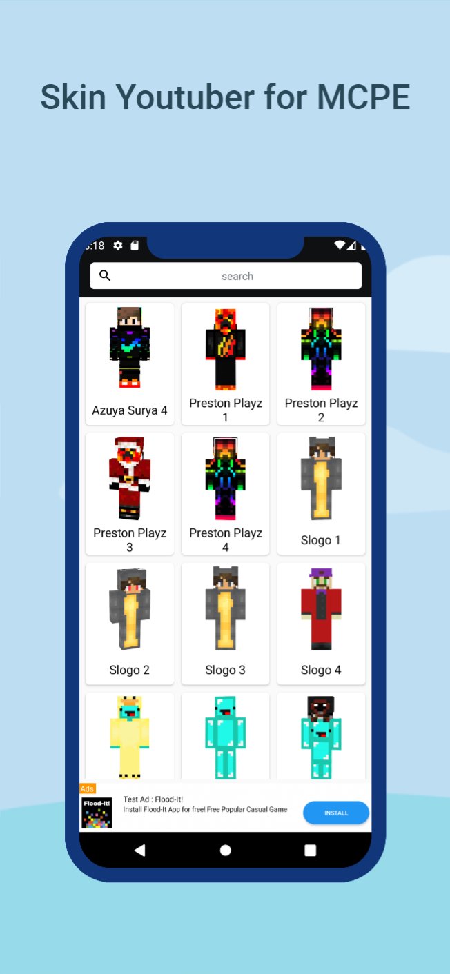 Download do APK de Youtuber Skins for Minecraft para Android