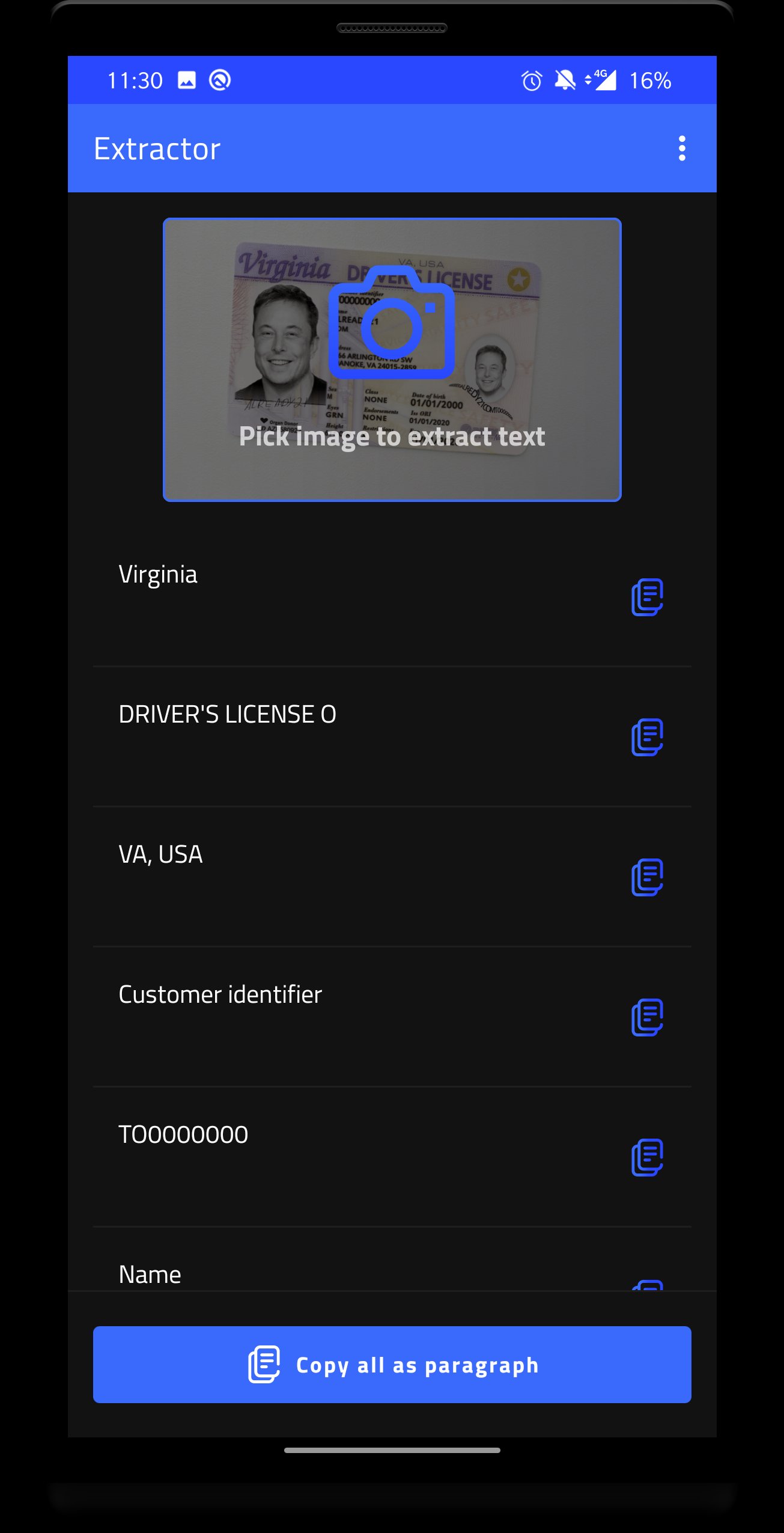 OCR-Extractor APK للاندرويد تنزيل