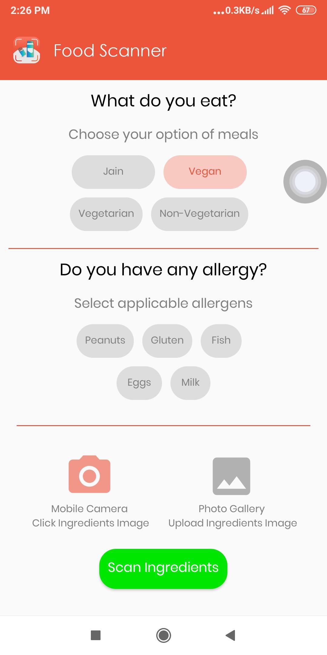 Food Scanner APK for Android Download