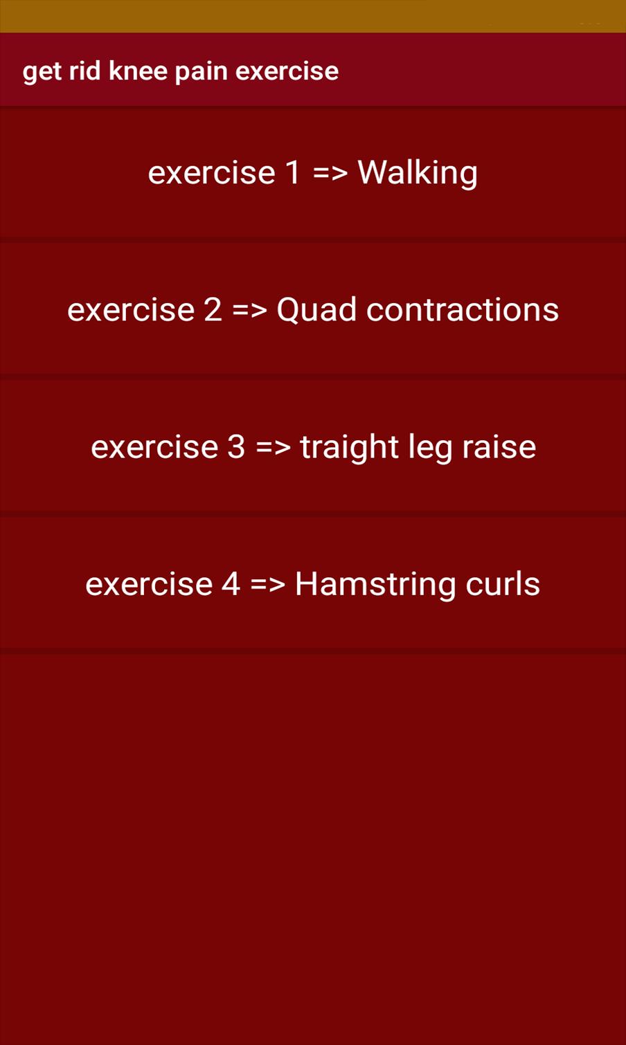 Exercises to Get Rid of Knee Pain APK for Android Download Exercises to Get Rid of Knee Pain APK for Android Download