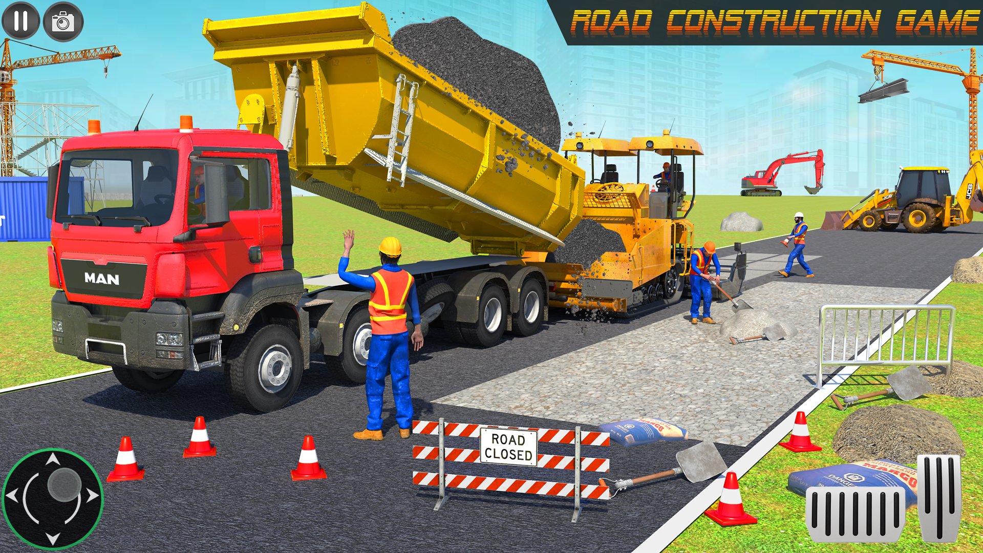 Road Construction Sim JCB Game APK for Android Download