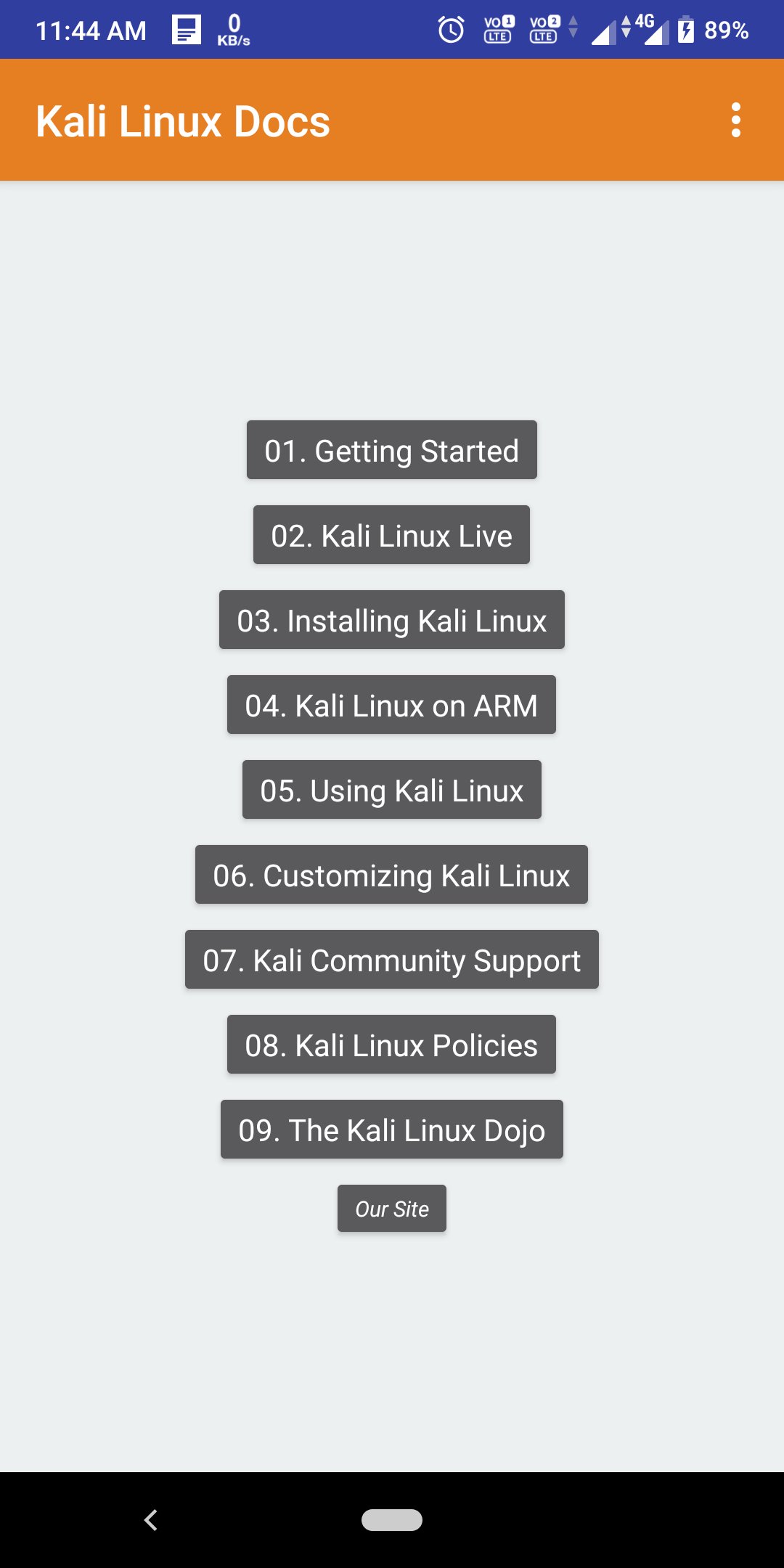 Kali Linux Docs APK for Android Download