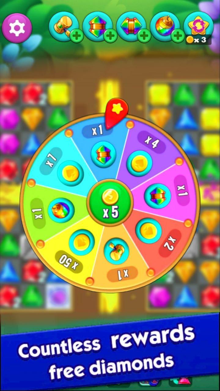 Jewel Crush Match 3 Games Apk Für Android Herunterladen
