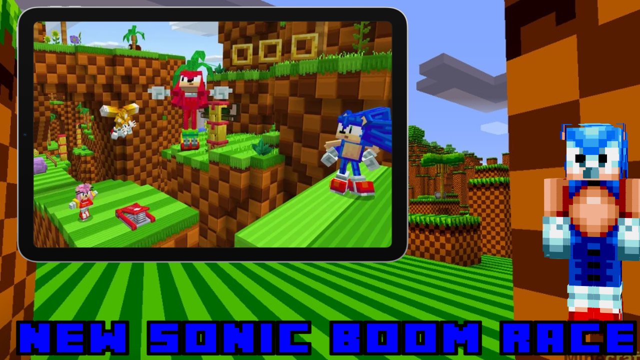 Mod Sonic Boom Race MCPE APK for Android Download