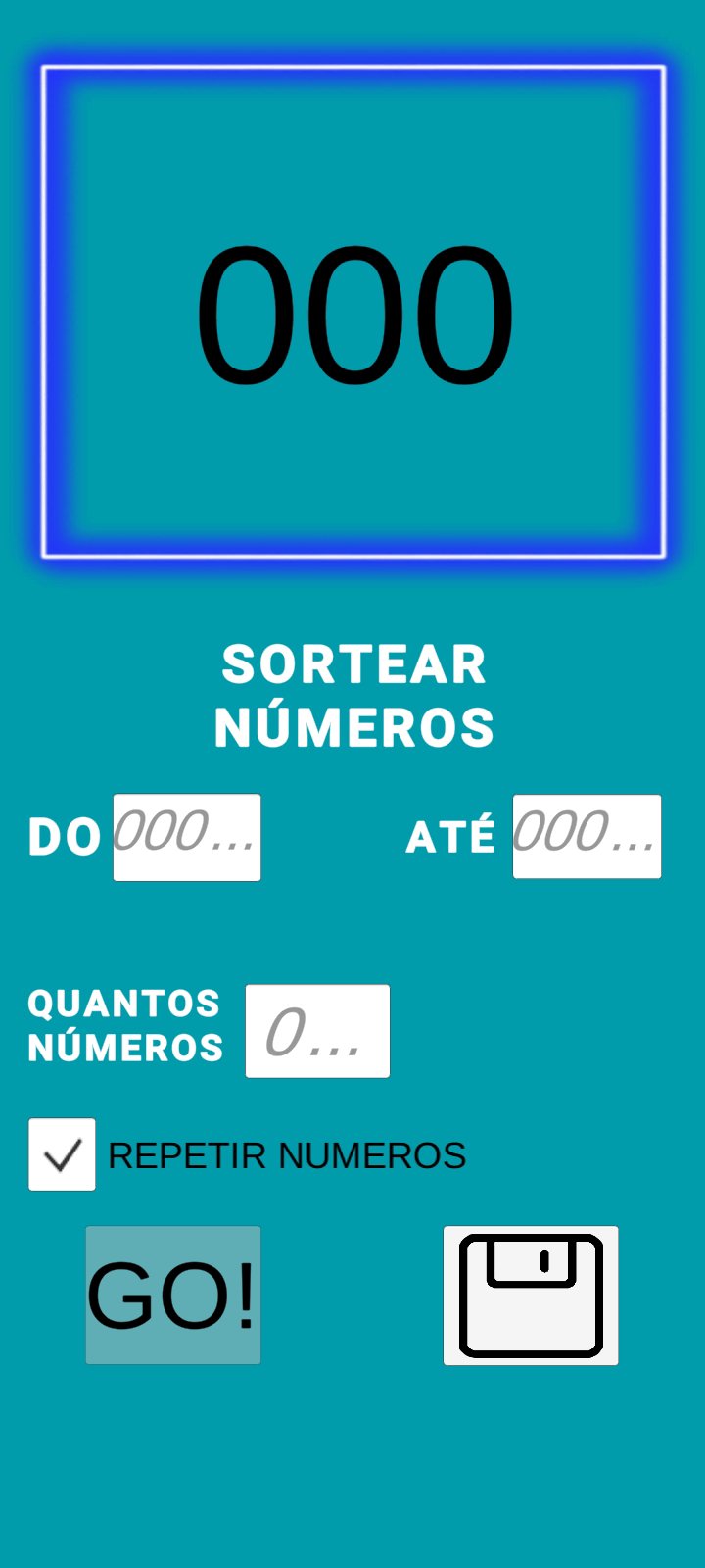 Sorteio - Gerador de Números APK pour Android Télécharger