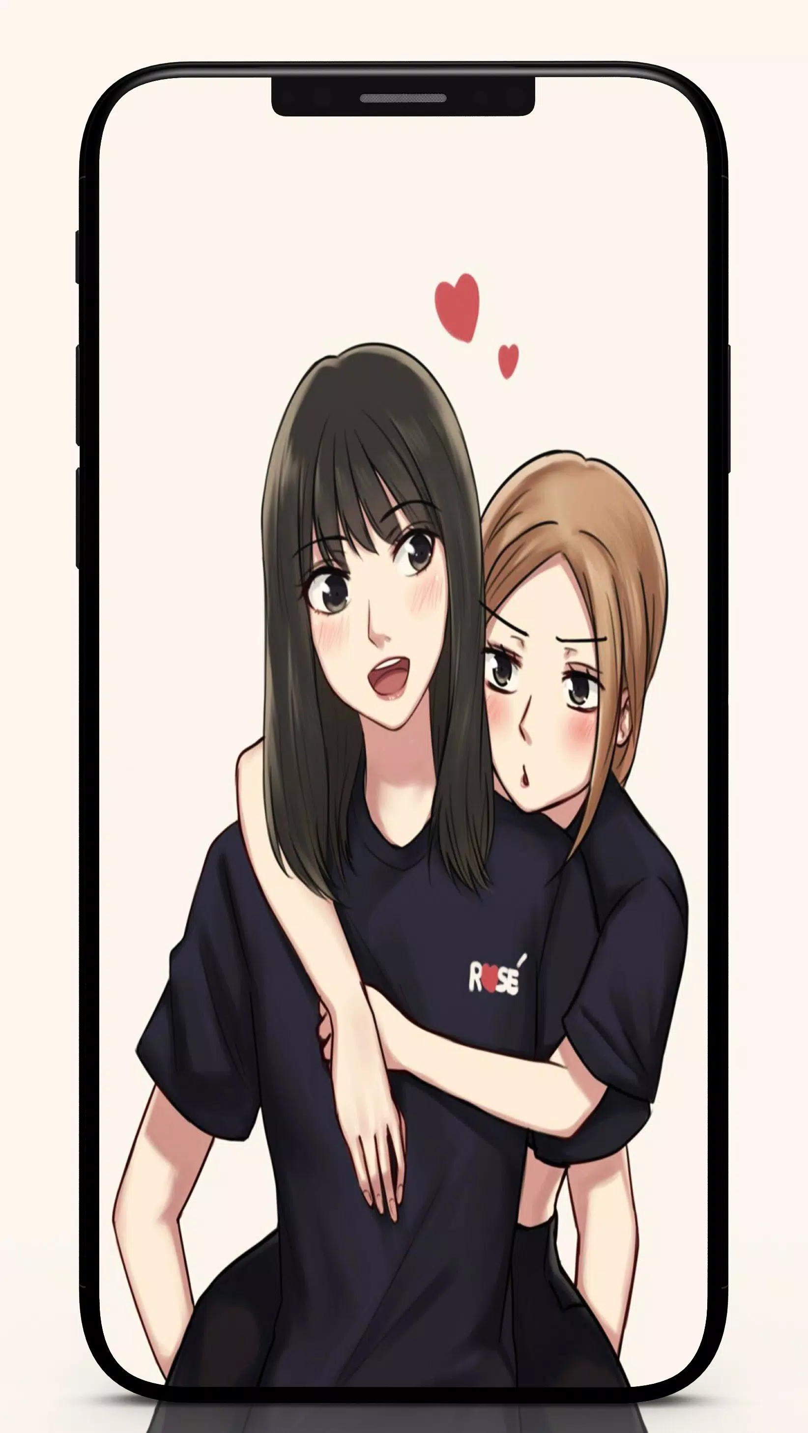 Anime Best Friends Wallpaper