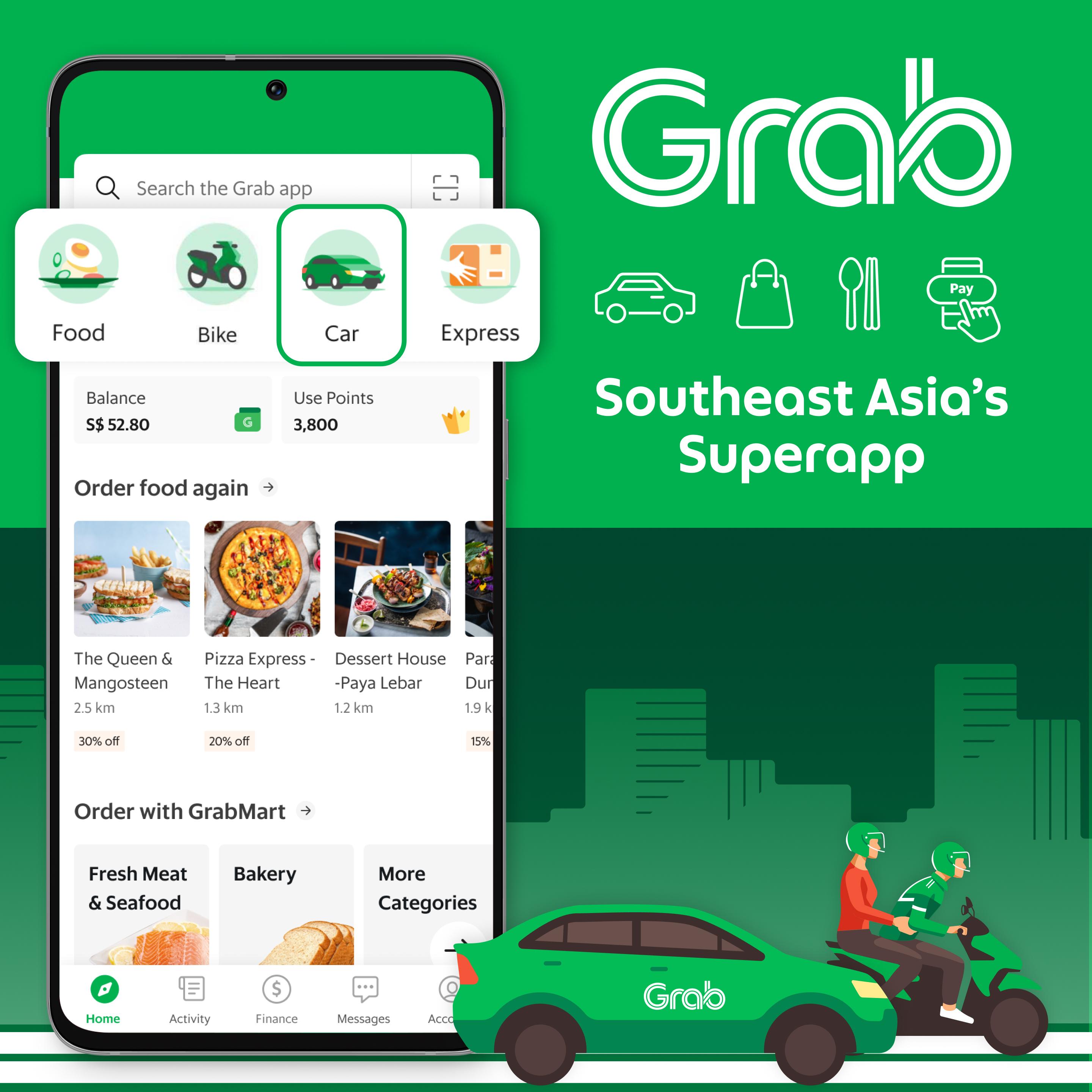 Download Grab - Taxi & Food Delivery 5.337.1 Android APK File Download Grab - Taxi & Food Delivery 5.337.1 Android APK File