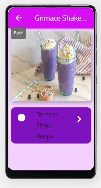 Download do APK de Grimace Shake Recipe para Android