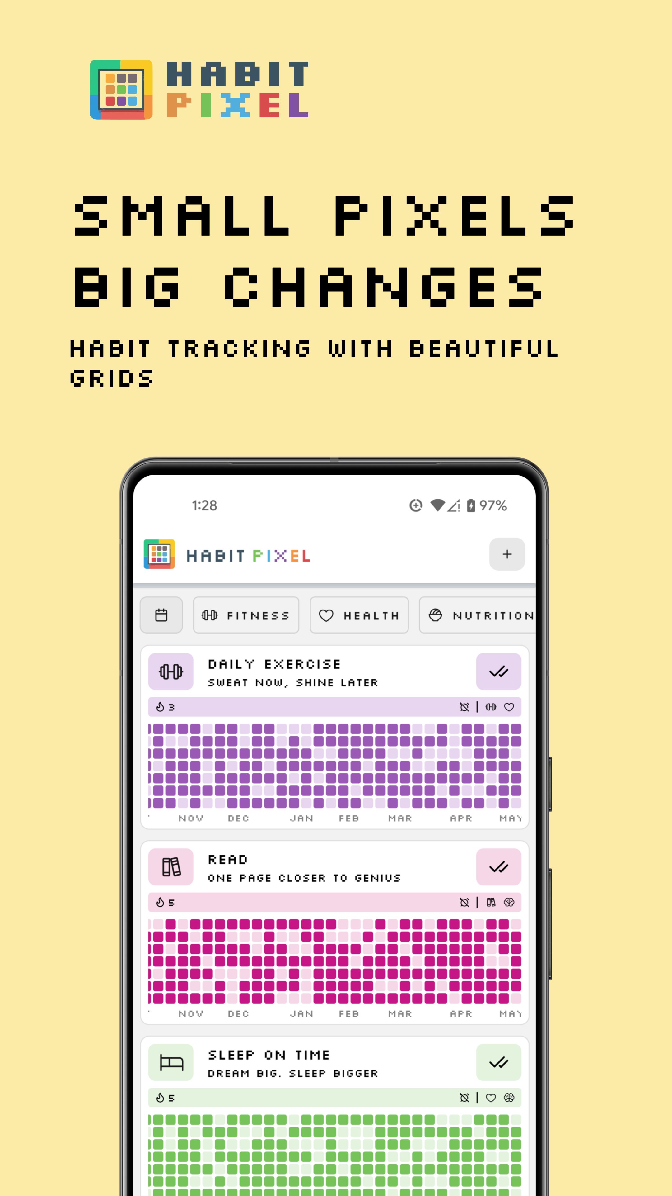 Descargar Habit Tracker - Habit Pixel APK Última Versión 2.41.0 para Android