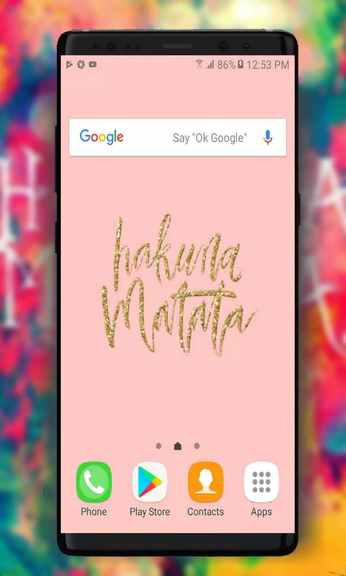 Hakuna Matata Galaxy Wallpaper
