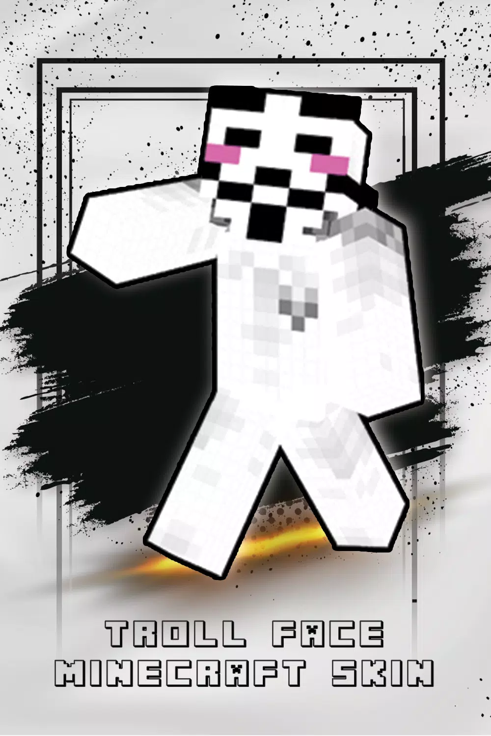 Troll Face In Minecraft Skin