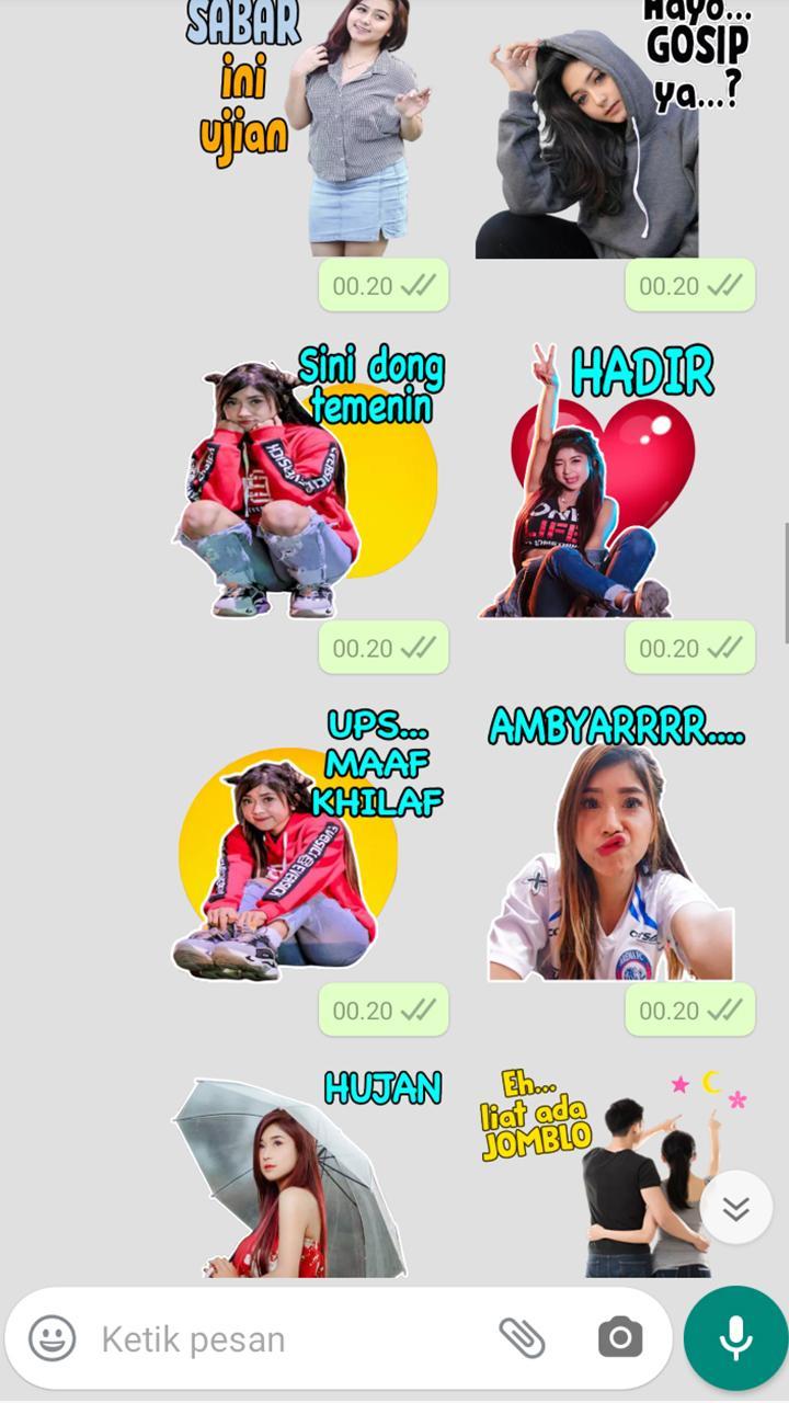 39 Download Stiker Wa Wanita Seksi Terkeren Captionseru