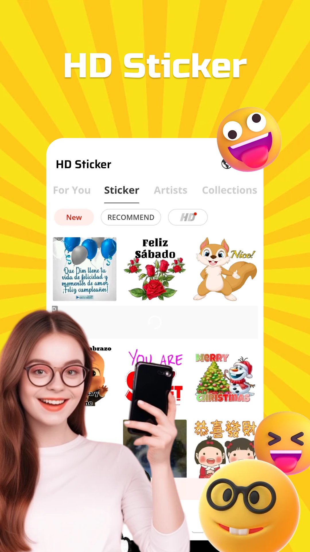 HD Sticker安卓版应用APK下载