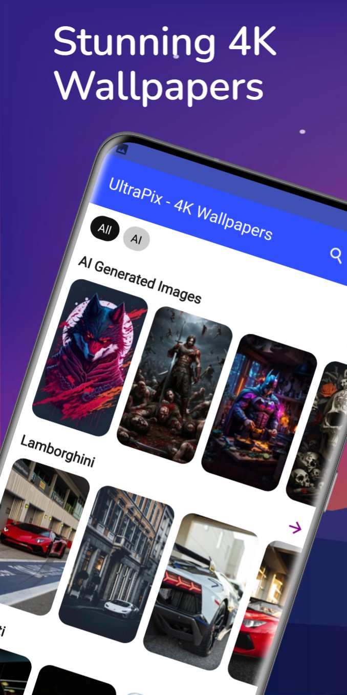 UltraPix - 4K Wallpapers APK für Android herunterladen