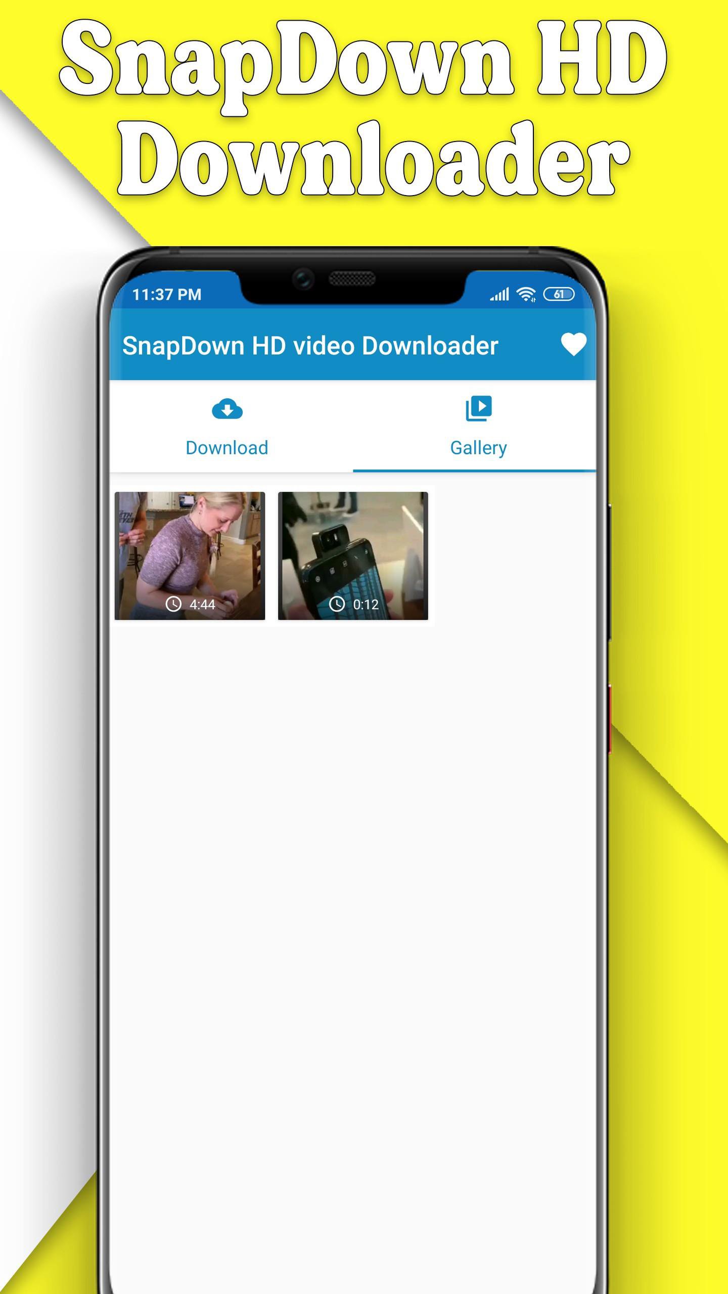 Descarga de APK de Snapvid HD Downloader - All HD video downloader para ...