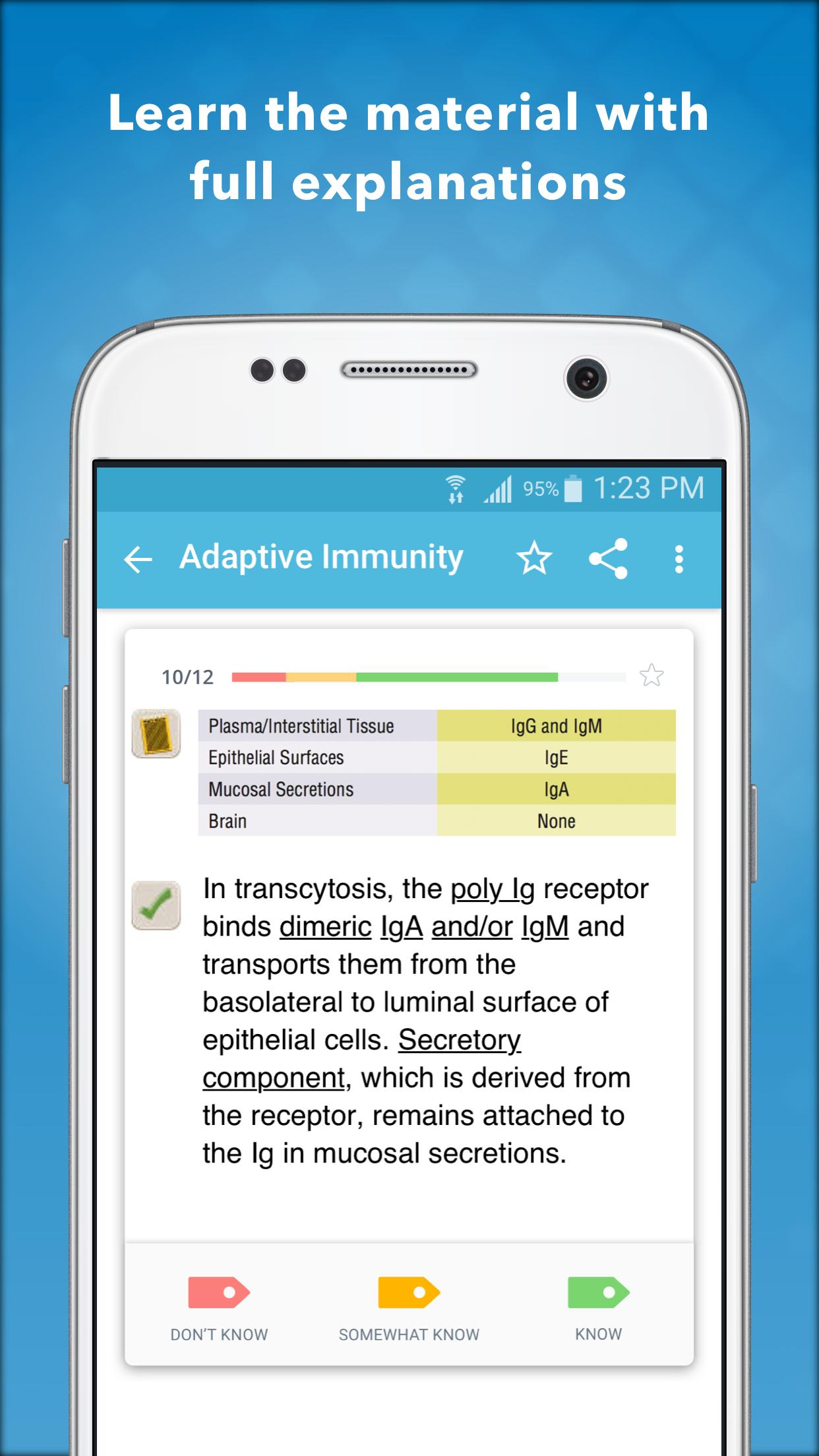 Descarga de APK de USMLE Immunology Flashcards para Android Descarga de APK de USMLE Immunology Flashcards para Android