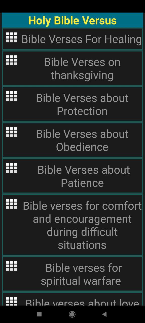 Holy Bible Versus-English APK for Android Download