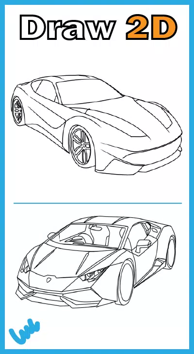 How To Draw A 3d Car Step By Step
